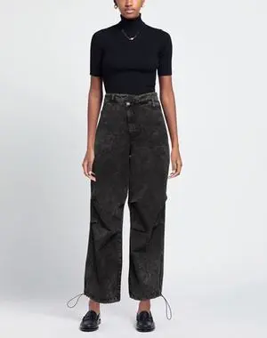 ANDREĀDAMO Boyfriend Jeans With Drawstring Hem