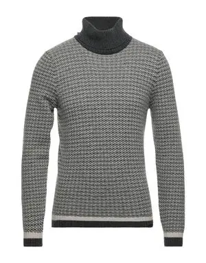 BROOKSFIELD Turtleneck Knit Top - Grey