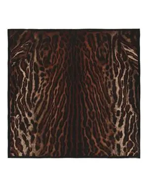 Givenchy Leopard Print Silk Scarf Scarf Multicolored Silk