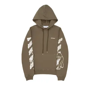 Off-White Bricks Slim Hoodie - Green