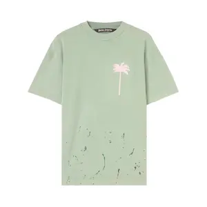 Palm Angels Pxp Painted Classic T-shirt - Green