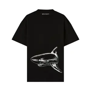 Palm Angels Broken Shark Classic Tee - Black