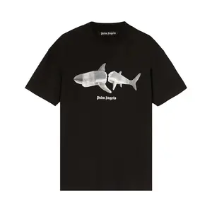 Palm Angels Shark Classic Tee /white - Black