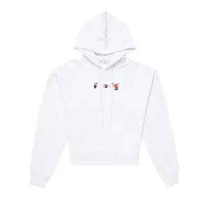 Off-White Acrylic Arrow Over Hoodie - White