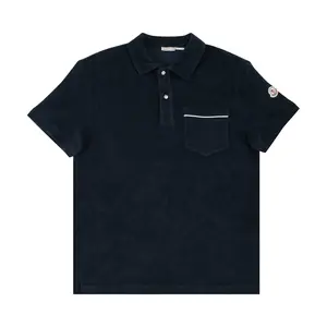 Moncler Short-sleeve Polo - Blue
