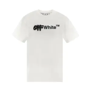 Off-White Spray Helvetica Over Skate Short-sleeve Tee /black