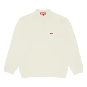 Supreme Small Box Polo Sweater 'ivory - Cream
