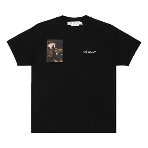 Off-White Caravag Lute Slim Short-sleeve Tee /white - Black
