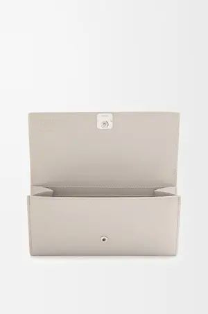 Loewe Luxury Anagram Continental Wallet - Light Ghost
