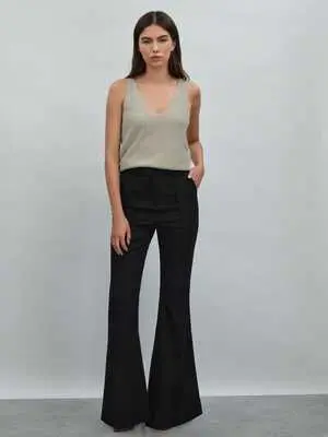 Acler High-rise Flared Trousers