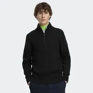 Canada Goose Rosseau Quarter Zip Sweater - Black