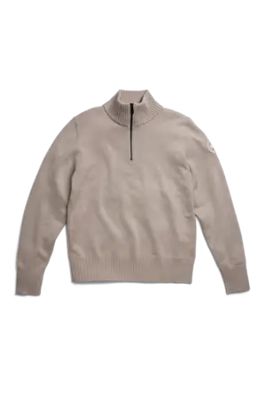 Canada Goose Rosseau Quarter Zip Sweater - Limestone