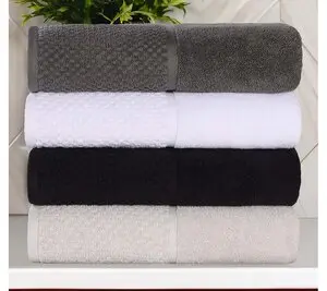 SUPERIOR Cotton Soft Absorbent Two Toned 12 Pie Ce Towel Set