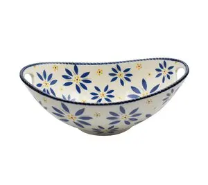 TEMP-TATIONS As Is Old World 2qt Serving Bowl With Handles - One-color
