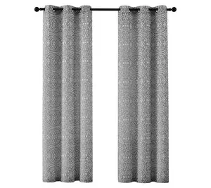 5TH AVENUE LUX Thalia Textured 38x96 Window Panel 2pc Set - One-color