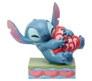 ENESCO Disney Traditions Stitch Hugging Heart - One-color