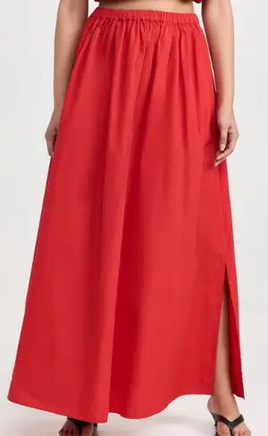 Playa Lucila Maxi Skirt - Red