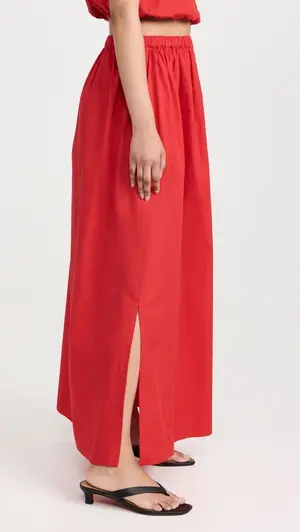 Playa Lucila Maxi Skirt - Red