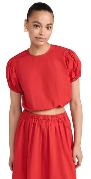 Playa Lucila Crew Top - Red