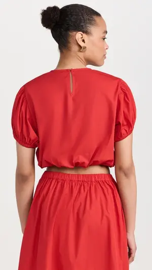 Playa Lucila Crew Top - Red