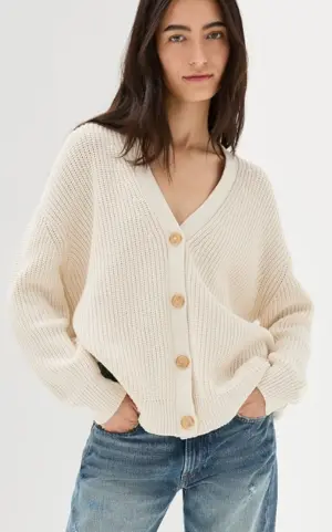JENNI KAYNE Cotton Cocoon Cardigan