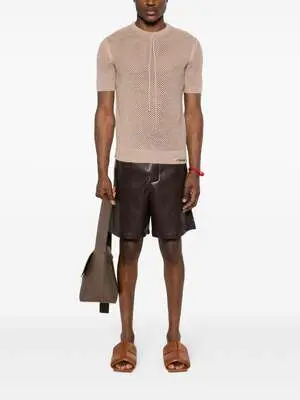 Fendi Open-knit Wool T-shirt