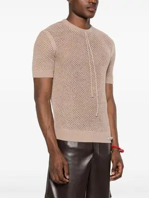Fendi Open-knit Wool T-shirt