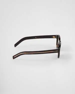 Prada Sunglasses With Metal Plaque