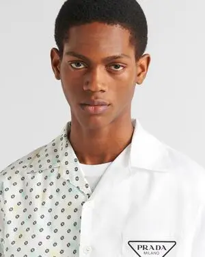 Prada Double Match Cotton Shirt