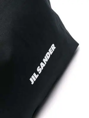 JIL SANDER Logo-print Canvas Tote Bag