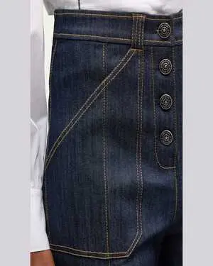 Cinq À Sept Benji Cuffed Denim Pants