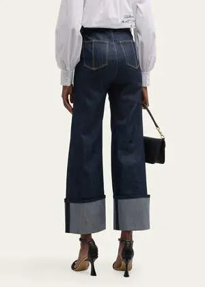 Cinq À Sept Benji Cuffed Denim Pants