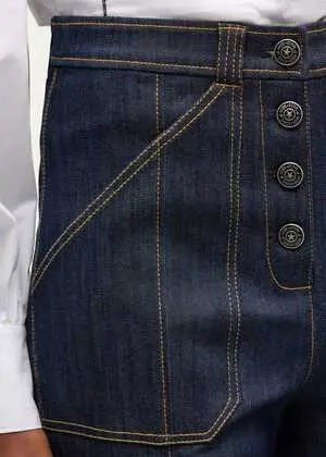 Cinq À Sept Benji Cuffed Denim Pants