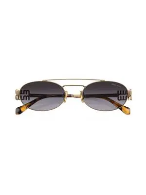 Miu Miu Oval-frame Sunglasses