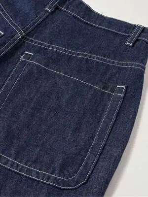 FRAME Net Sustain Skater High-rise Wide-leg Jeans