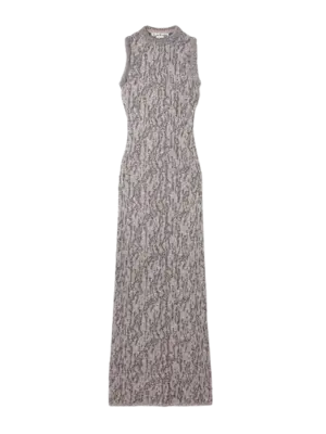 Acne Studios Sequin-embellished Jacquard-knit Maxi Dress