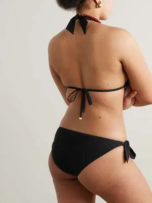 Dolce & Gabbana Halterneck Bikini Top - Black