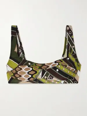 Emilio Pucci Printed Bikini Top