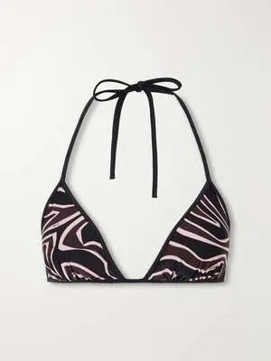 Emilio Pucci Printed Bikini Top - Multi