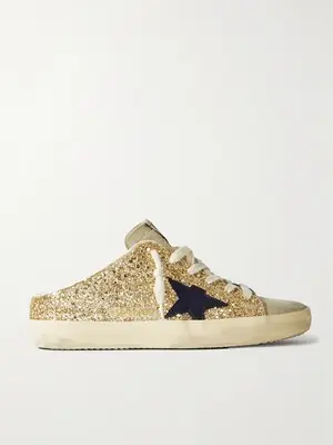 GOLDEN GOOSE Super-star Sabot Distressed Slip-on Sneakers