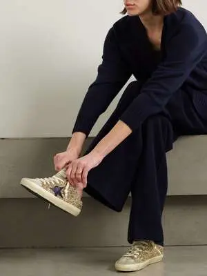 GOLDEN GOOSE Super-star Sabot Distressed Slip-on Sneakers