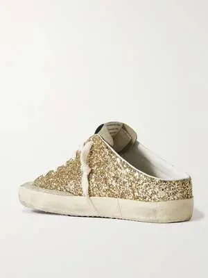 GOLDEN GOOSE Super-star Sabot Distressed Slip-on Sneakers