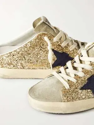 GOLDEN GOOSE Super-star Sabot Distressed Slip-on Sneakers