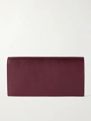 METIER Textured-leather Pouch