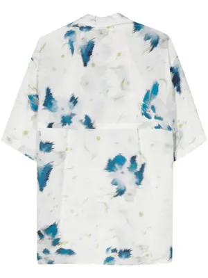 LEMAIRE Floral-print Shirt - White