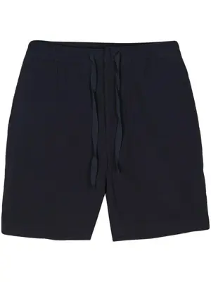 Officine Générale Phil Seersucker Shorts - Blue