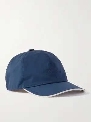 Loro Piana Logo-embroidered Storm System® Baseball Cap - Blue