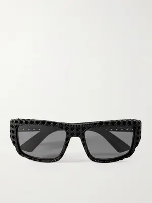 Dior Dior3d S1i Square-frame Sunglasses - Black