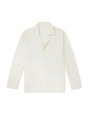 STOFFA Wool-seersucker Overshirt