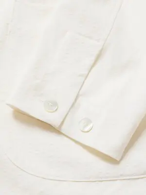 STOFFA Wool-seersucker Overshirt